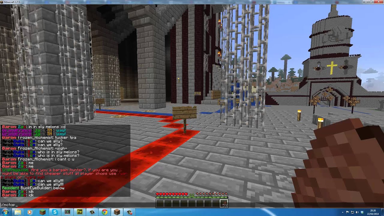 Mincraft Beginner tutorial for McMmo on a Minecraft Server [Craftaga] - YouTube