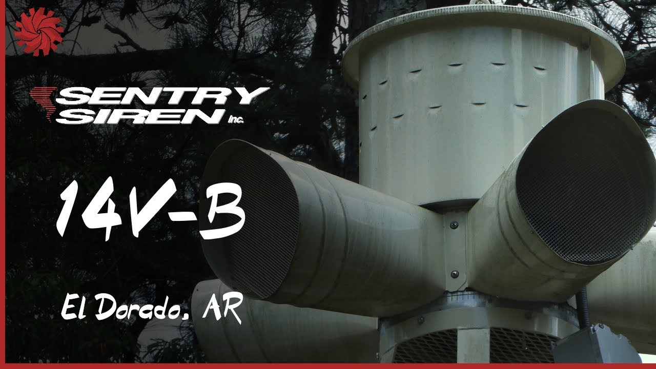 Sentry 14V-B | 4½ Minute Attack | El Dorado, AR Tornado Siren Test ...