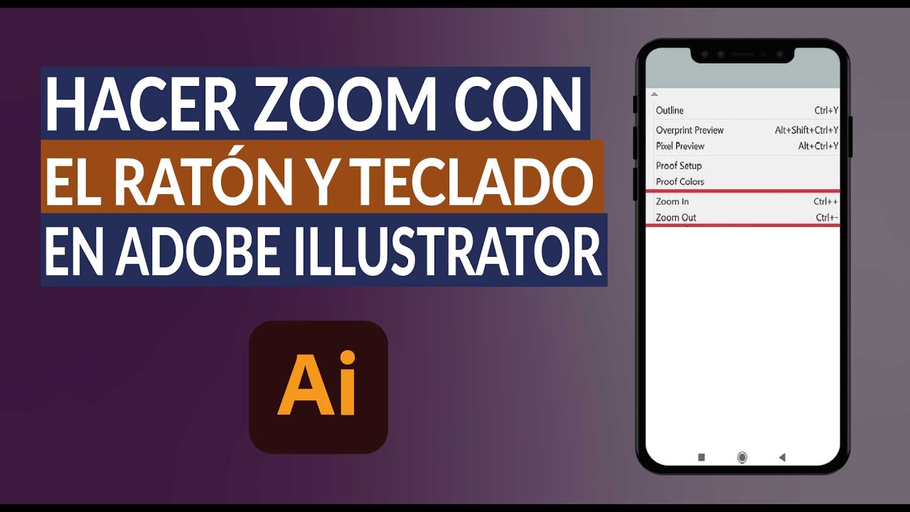 Cómo Hacer 'Zoom' con el Ratón y el Teclado en Adobe Illustrator de ...