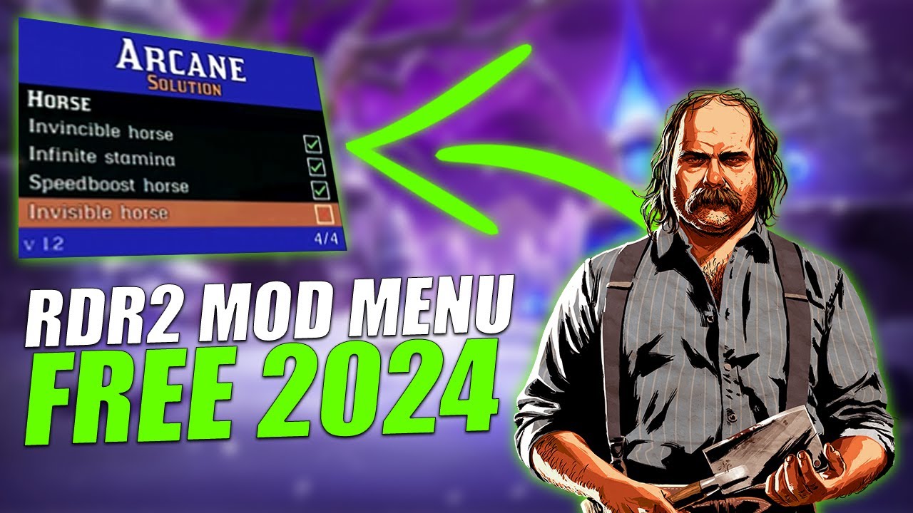 RDR 2 Mod Menu 2024 | Download Cheat Mod RDR 2 | Red Dead Redemption 2 ...
