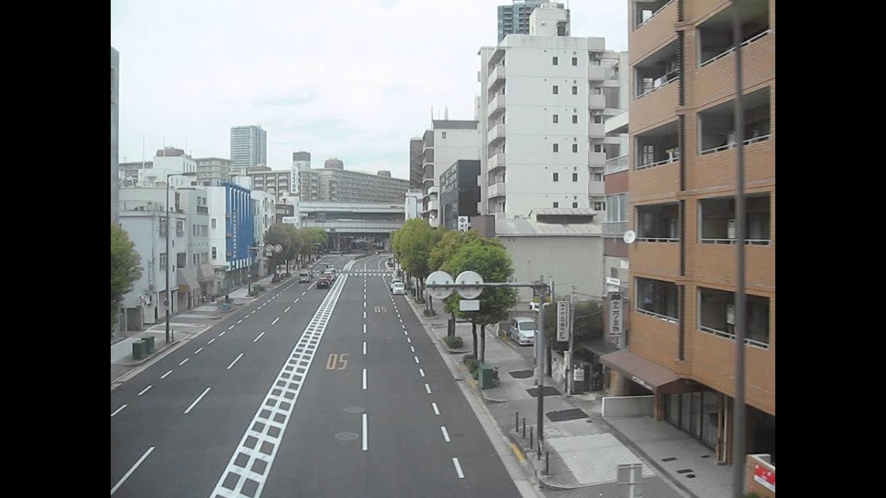 JR loop line between Tenma station and Sakuranomiya station 7198 - YouTube