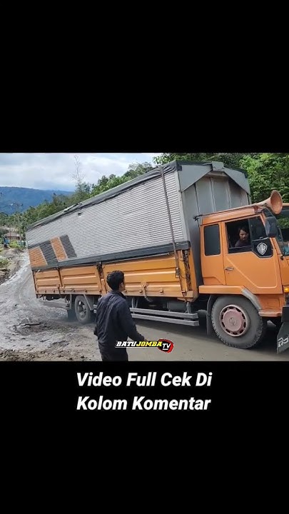 Tanjakan Licin !!! Truk Gagal Nanjak - YouTube