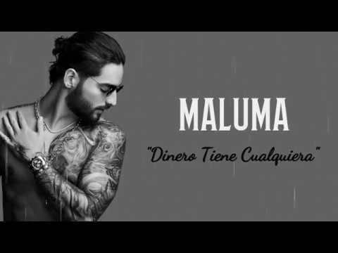 Maluma - Dinero Tiene Cualquiera (Letra) 4K - YouTube