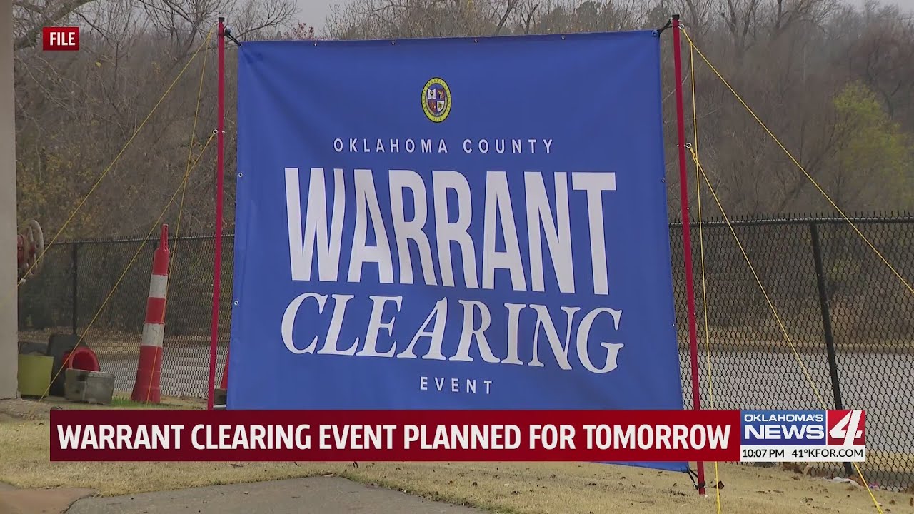 Warrant clearing event planned for tomorrow - YouTube