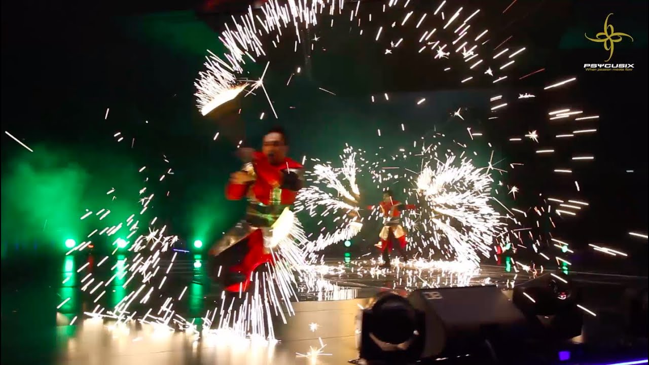 PsycuSix Ψ - Acrobatics & Fire Show Malaysia 2019 - YouTube