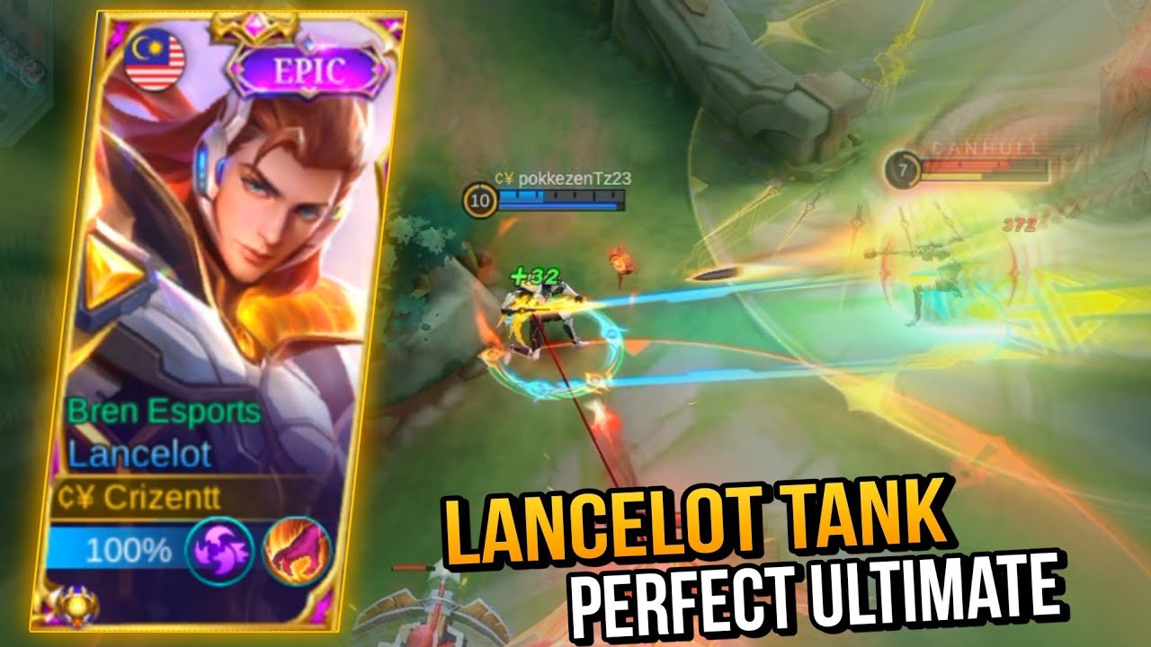 BEST ULTIMATE PERFECT LANCELOT TANK😱 | ONE SHOT COMBO INSTANTY KILL ...