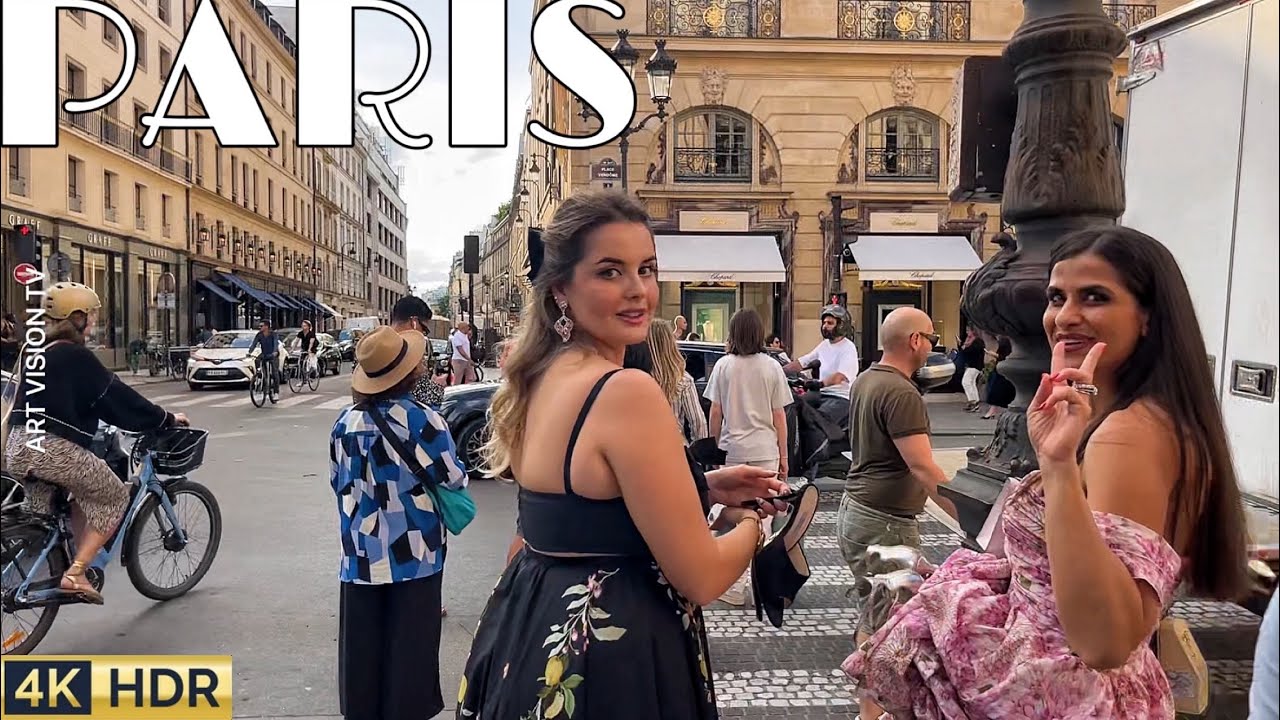 🇫🇷[PARIS 4K] WALK IN PARIS "PARIS CITY CENTER WALK" (4K60 FPS VERSION ...