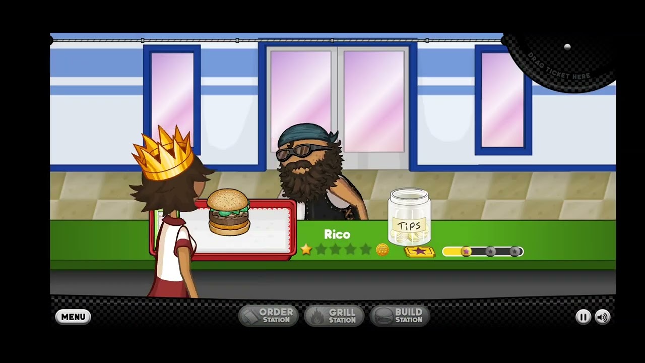 Papa's Burgeria HD - Day 105 | Unlocking Bruna Romano - YouTube