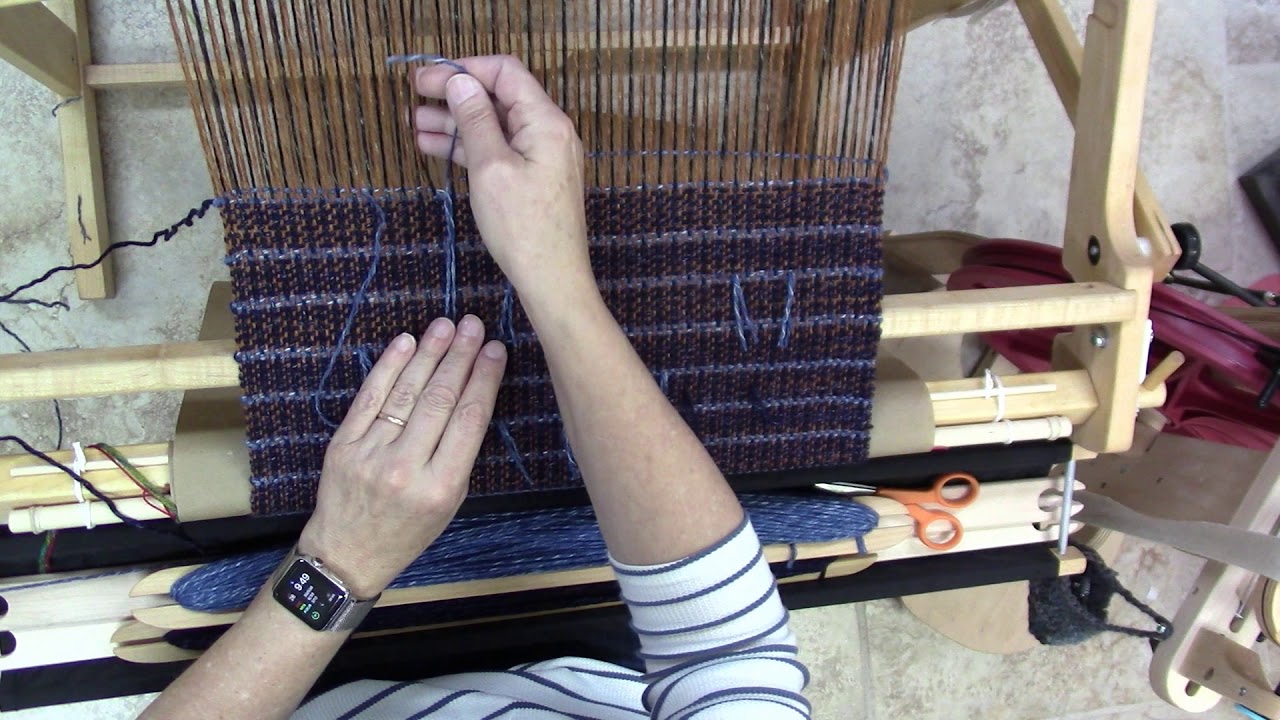 Weaving-managing weft and stick shuttle tips - YouTube