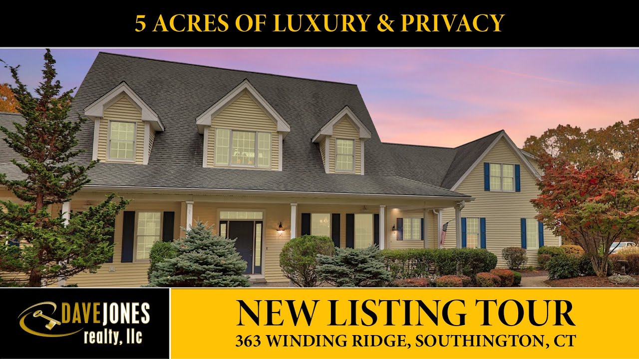 Tour a Southington Dream Home | 5+ Acres of Privacy at 363 Winding ...