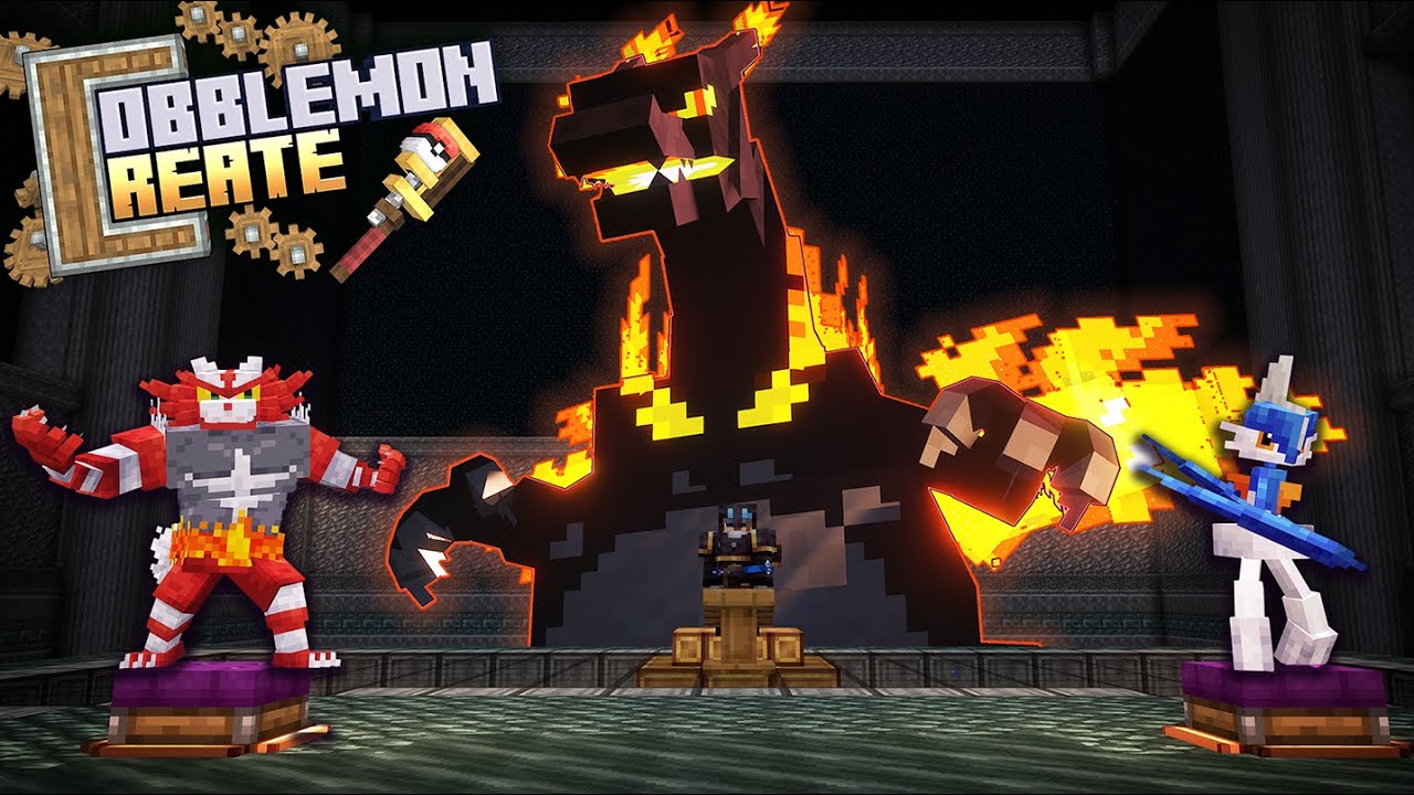 I Built A MEGA Create-Mod Powered Pokémon Arena || Cobblemon x Create ...