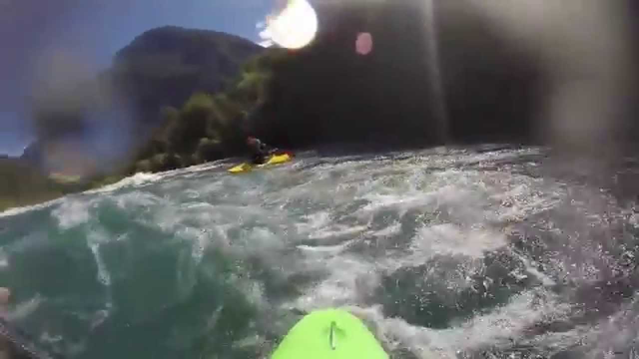 Kayaking Mundaca Rapid (Take 3) - Futaleufu River, Chile - YouTube