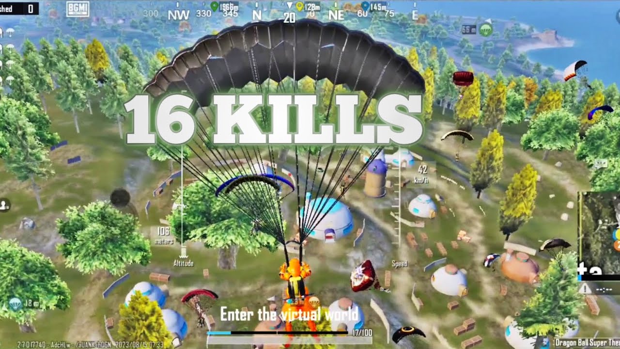 LANDED on DBS | BGMI 16 KILLS GAMEPLAY #BGMI - YouTube