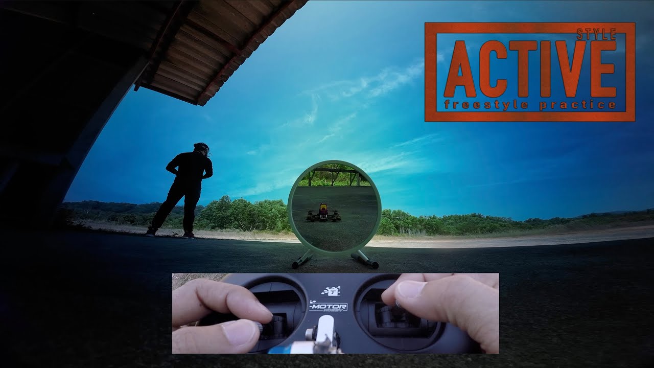 5 inch FPV FREESTYLE PRACTICE | FPV LEARNING | DJI ACTION2 [2.7K] การ ...