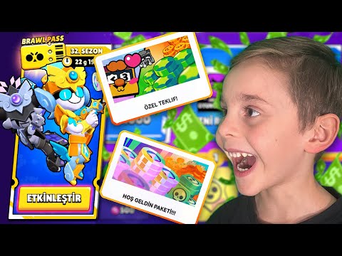 KARDEŞİMİN HESABINI FULLEDİM 🎁 Brawl Stars
