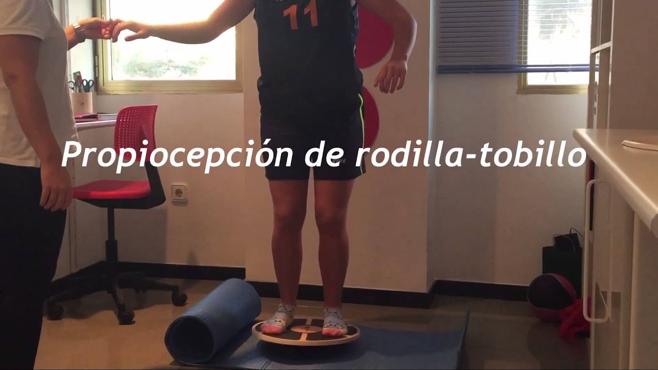 Propiocepción de rodilla-tobillo - YouTube