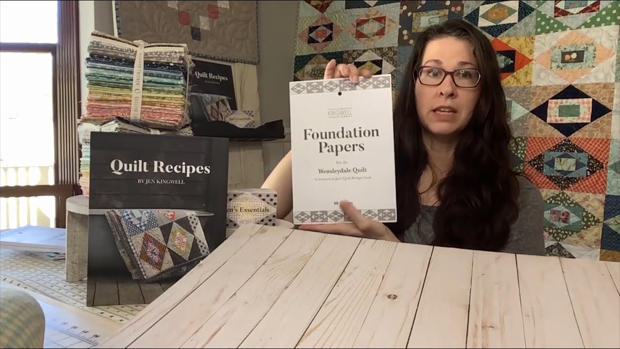 Wensleydale Jen Kingwell Cutting Template Tutorial YouTube Wensleydale Jen Kingwell Cutting Template Tutorial YouTube