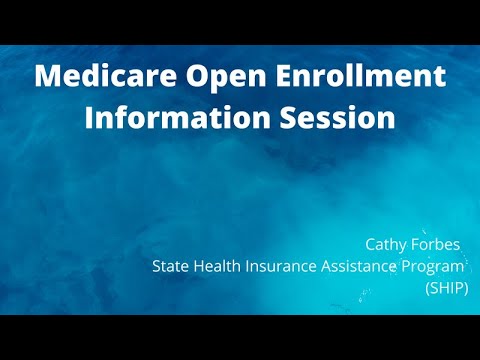 Medicare Open Enrollment Information Session - YouTube