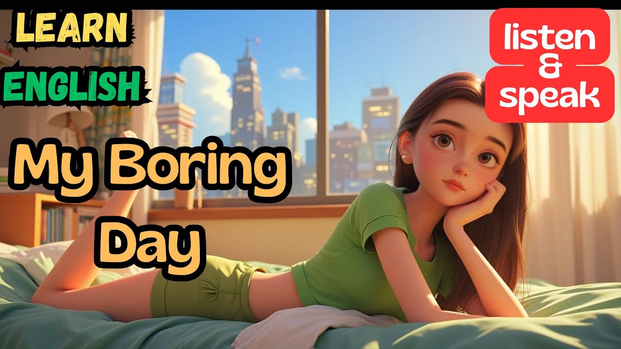 A Boring Day in My Life /Improve Your English Everyday/English Speaking ...