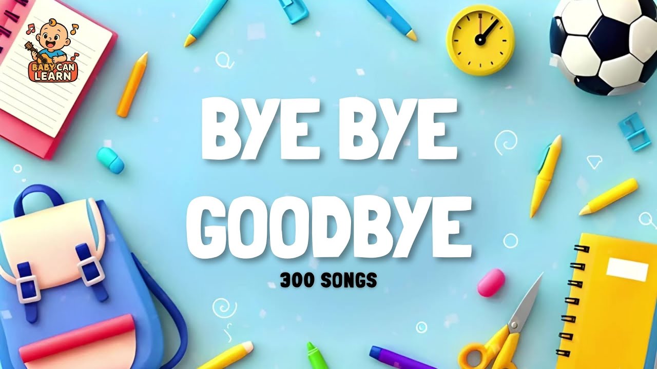 Bye Bye Goodbye! | Goodbye Song for Kids | Saying Goodbye to Mommy ...