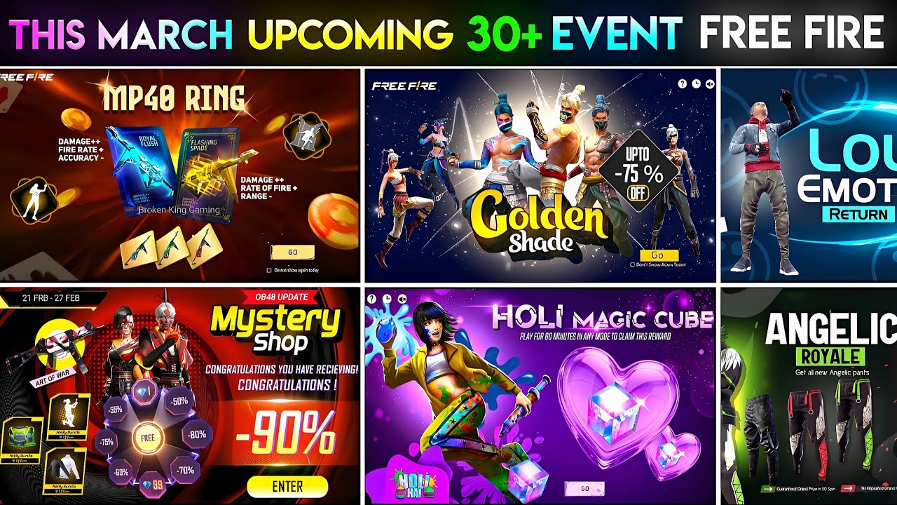 Upcoming Events in Free Fire 🤯🥳| Free Fire New Event | Ff New Event ...