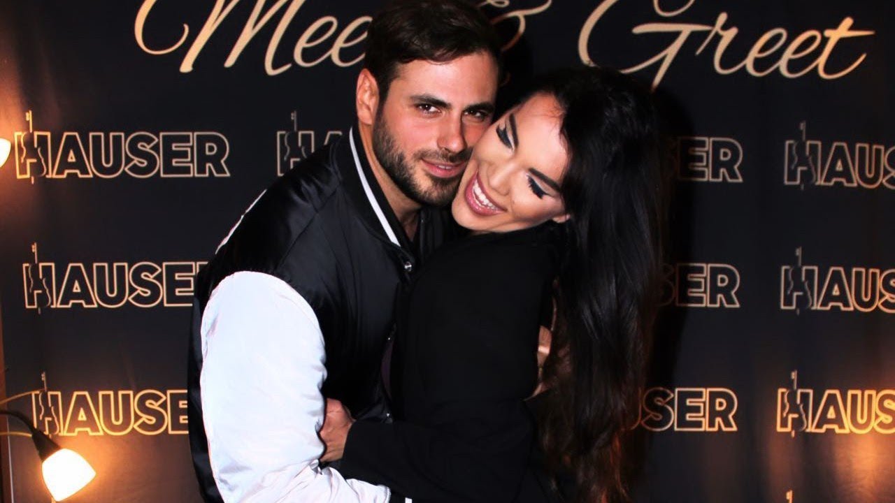 Women's Hug Stjepan Hauser In Hauser Meet And Greet During Rebel With A ...