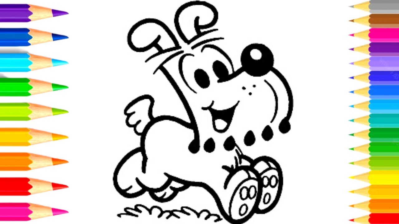 Bidu Cachorro #colorir #drawing #draw #helloisa #desenho #satisfying # ...