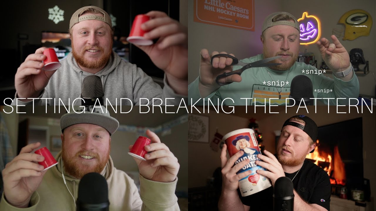 ASMR - Setting and Breaking the Pattern (1 Hour) - YouTube