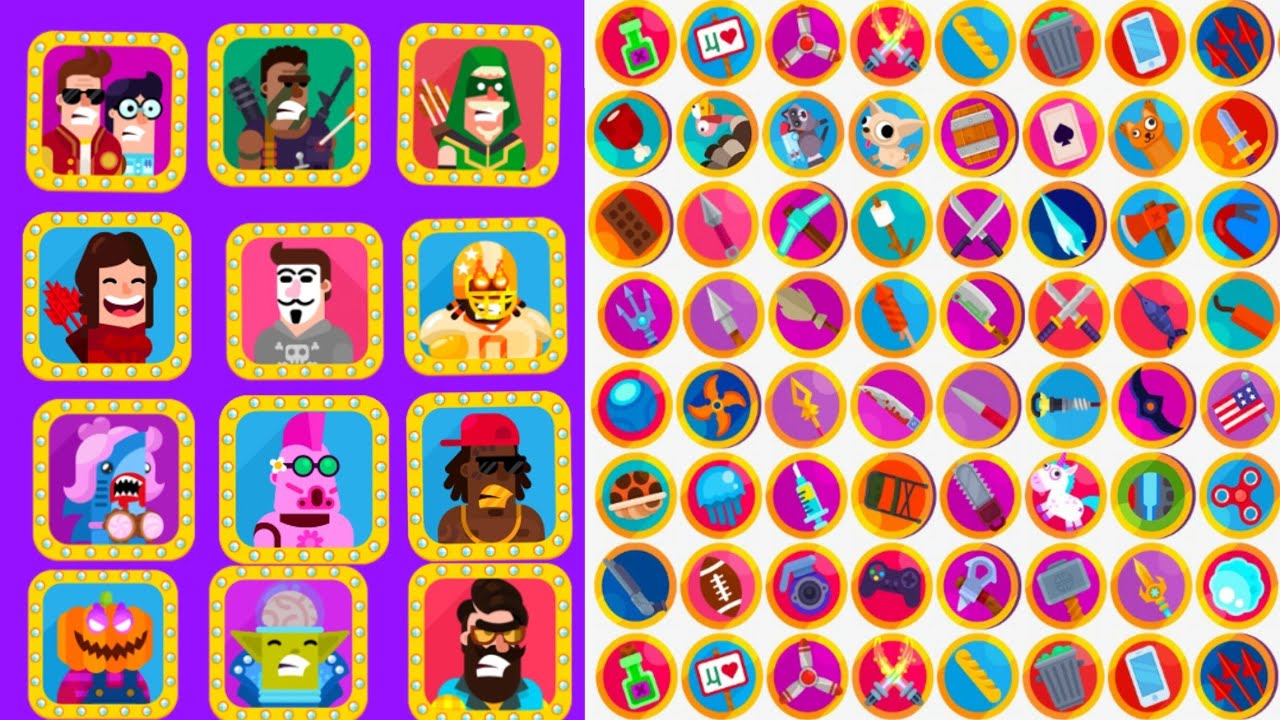 Bowmasters- All Weapons and VIP Gameplay - YouTube