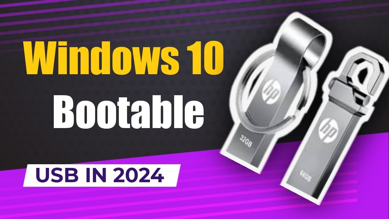 How To Make A Windows 10 Bootable USB For FREE | Bootable USB for ...
