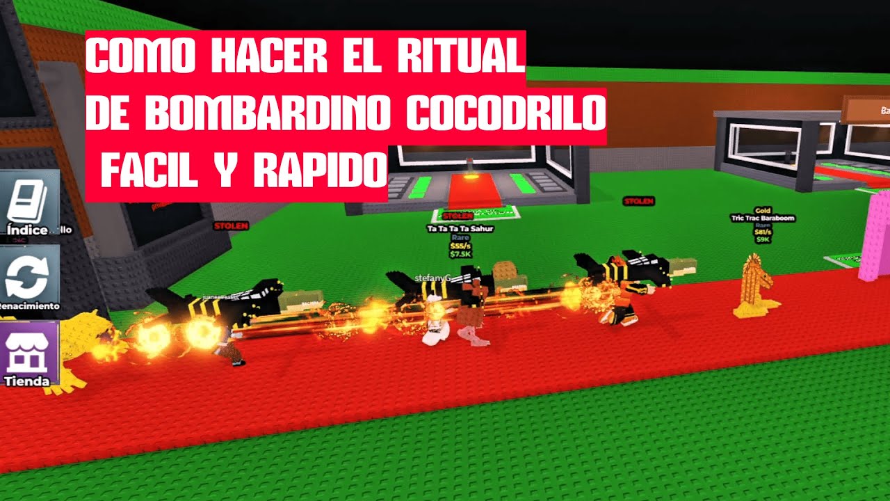 🔥 Cómo HACER el RITUAL del COCODRILO en Roba un Brainrot | Paso a paso ...