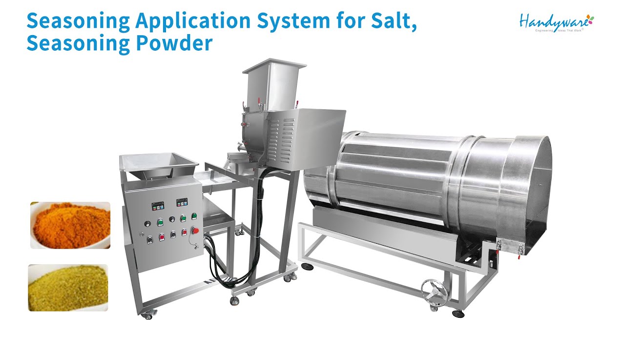 Seasoning Application System for Salt, Seasoning Powder - YouTube