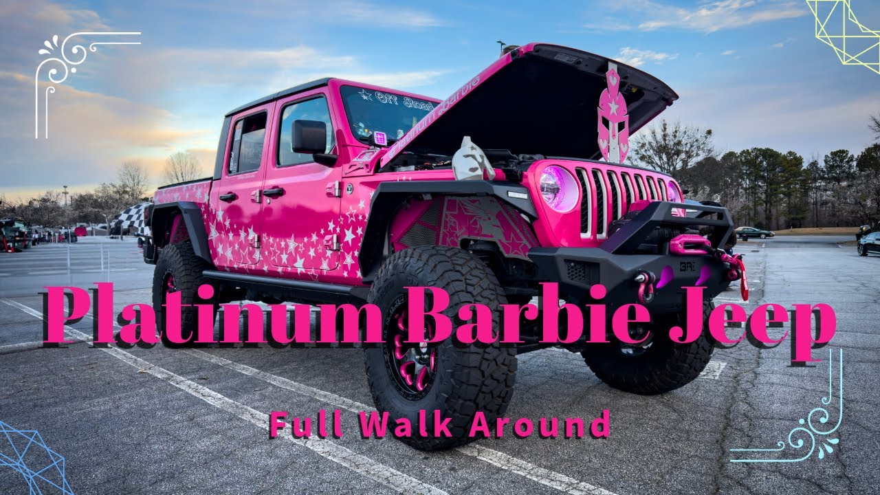 Walk around of Platinum Barbie Jeep with ⁠@christianramirezdesigns ...