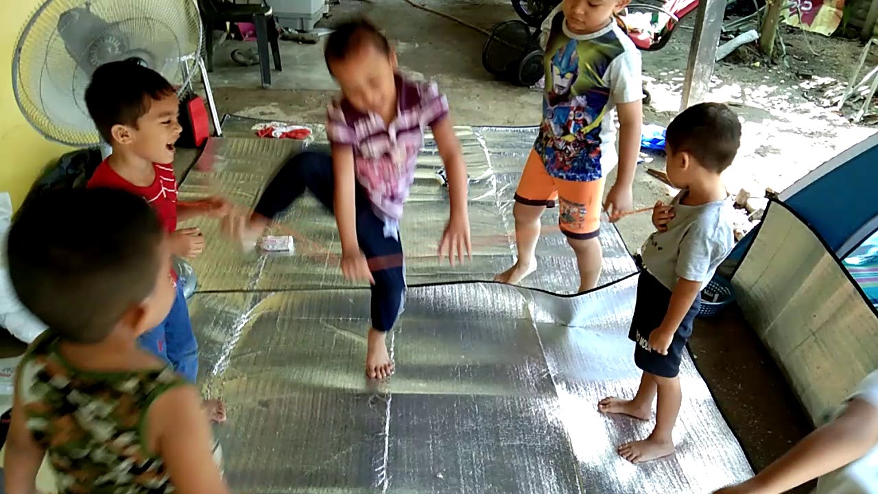 Main lompat getah kanak2 - YouTube