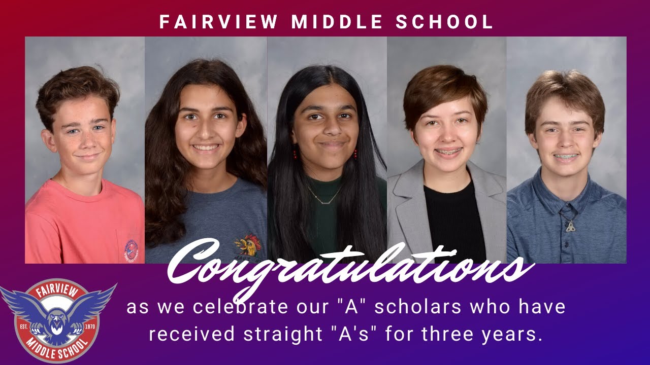 Top 5 Students at Fairview Middle School - YouTube