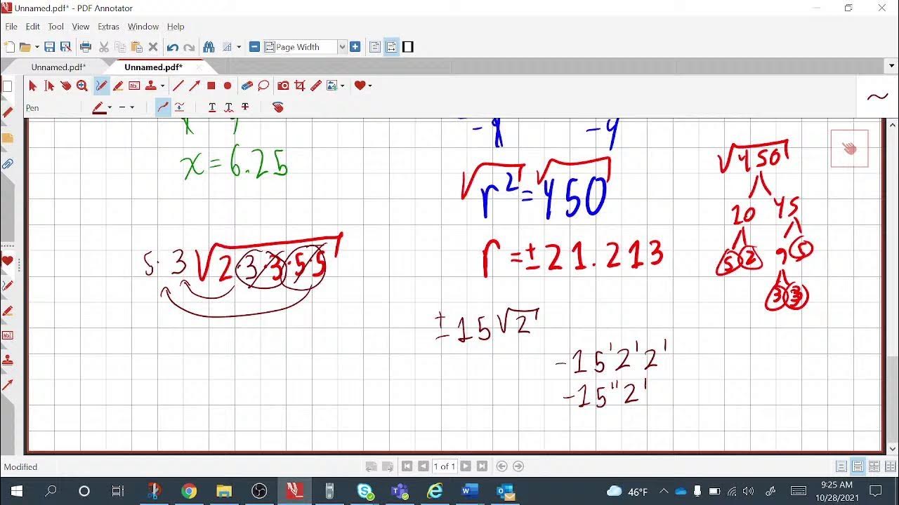 Math 7/8 Compacted: Solving Equations with Exponents Day 2 (10.28.21 ...