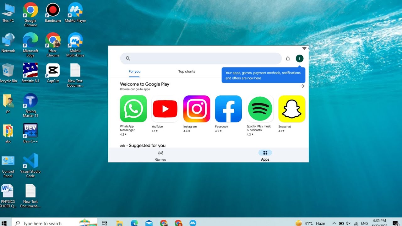 How To Install Mobile Apps/Games in Laptop Or Your Pc - YouTube