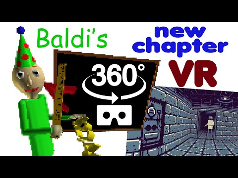 BALDI'S BIG SECRET 360 VR - new fan-made chapter in 8-bit style - YouTube