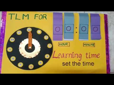 TLM for learning time, Clock TLM prepared by DEVIBALA - YouTube