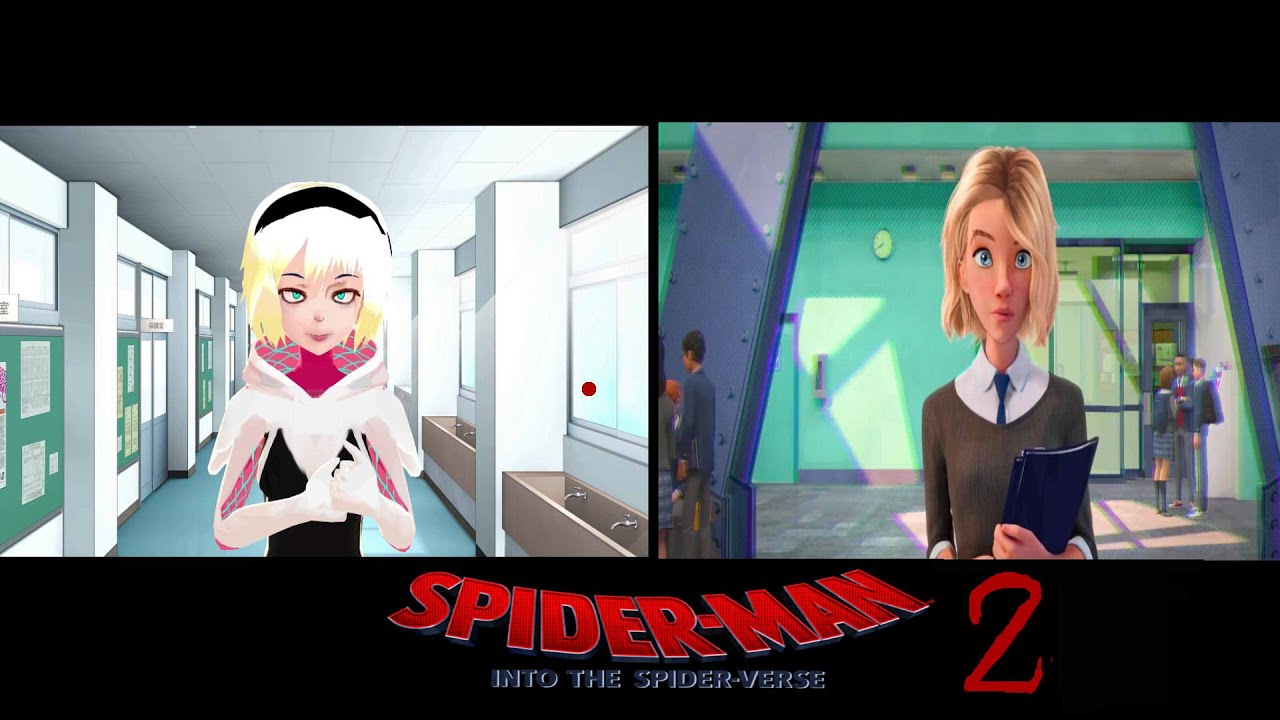 Spider-Man: Into the Spider-Verse - "Hey!"/Miles and gwen MMD - YouTube
