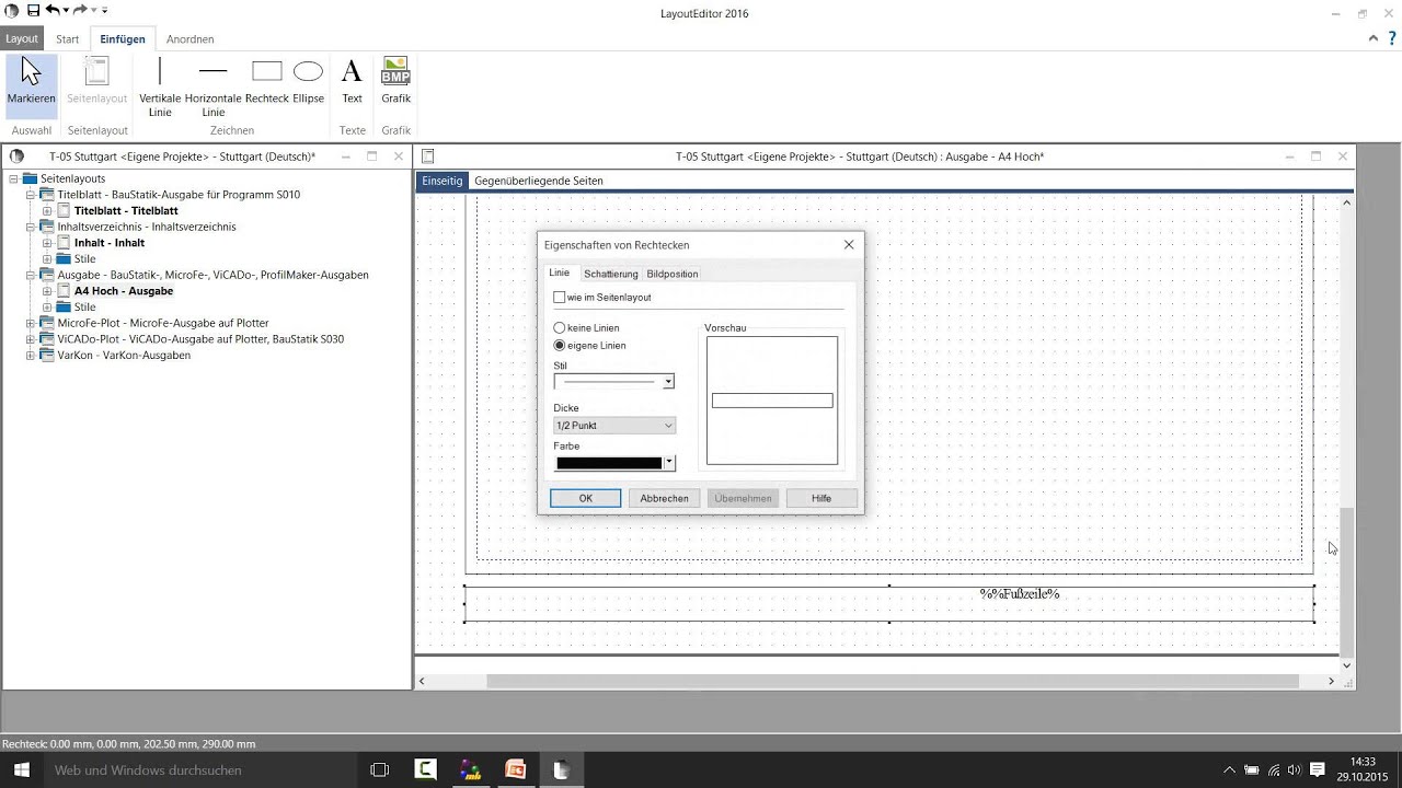 Neues Layout mit dem LayoutEditor erstellen - YouTube