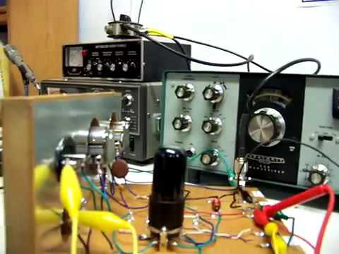 Homebrew 6L6 CW Vacuum Tube Transmitter - YouTube