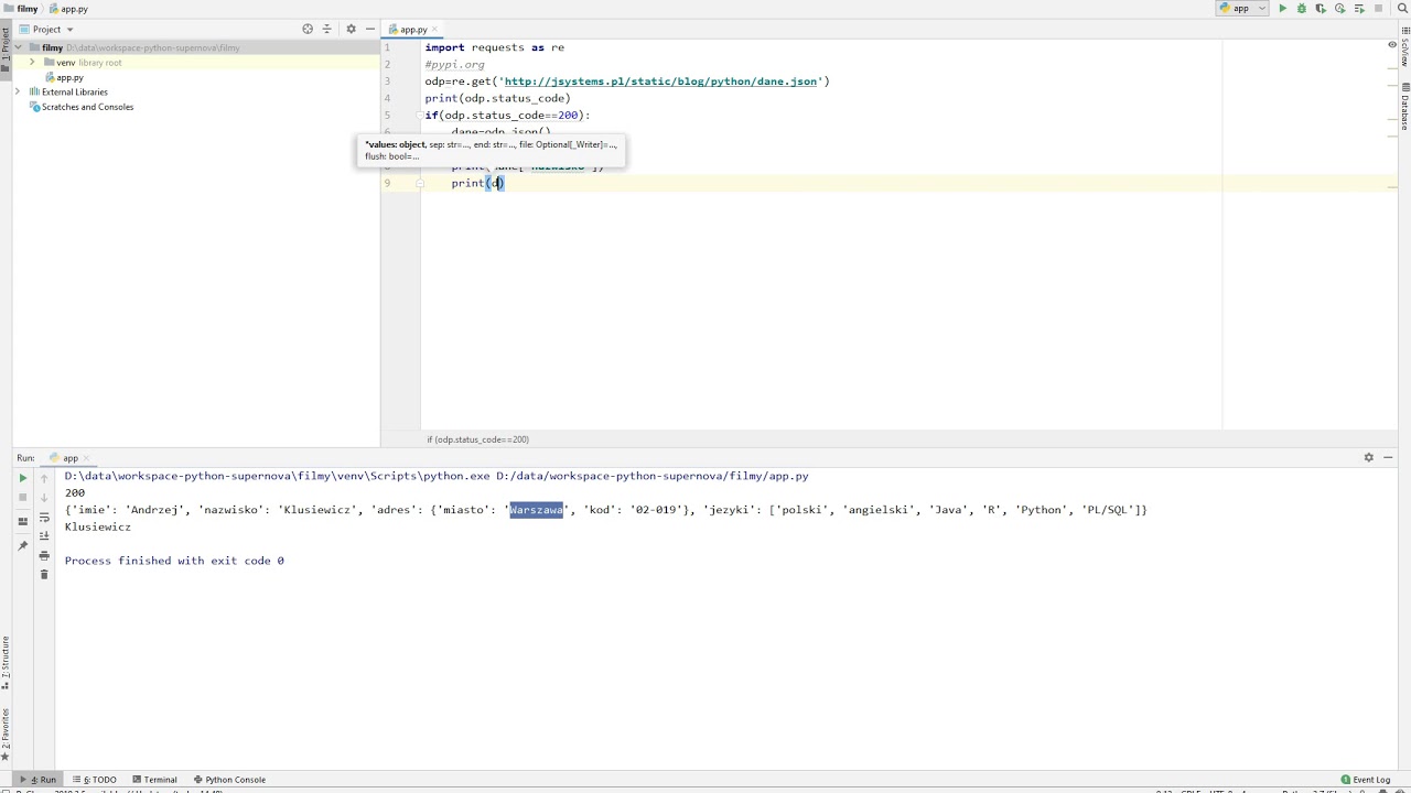 Kurs Python: "Python na luzie" - usługi sieciowe - YouTube