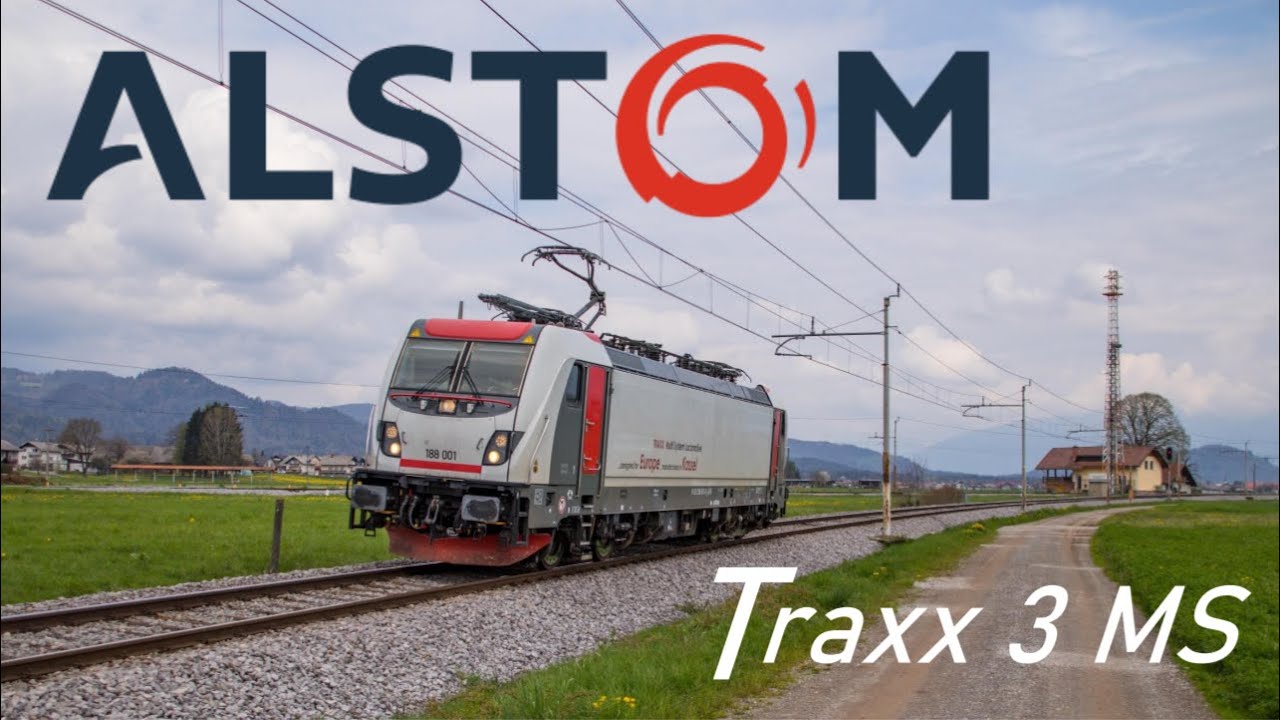 Testiranje lokomotive Alstom Traxx 3 MS, 19. - 21. 4. 2023 - YouTube