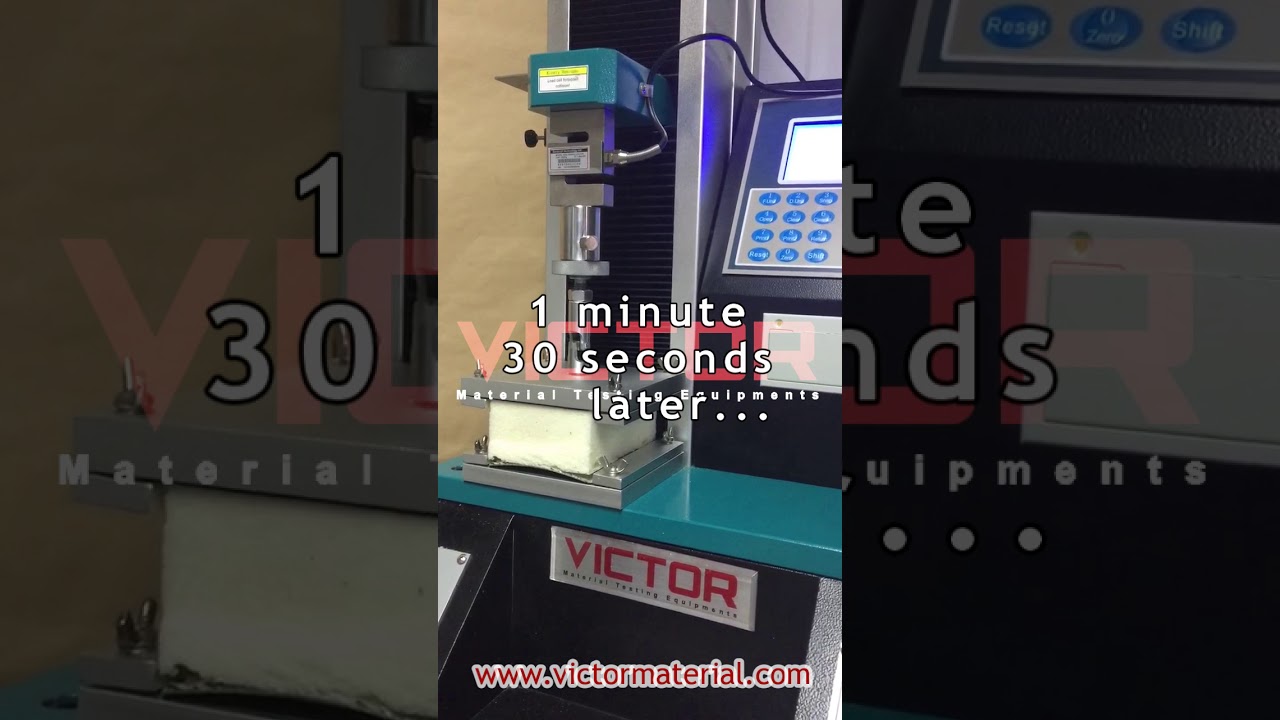 Polyurethane (PU) Foam Adhesion Pull-off Test with VEW 200 Universal ...