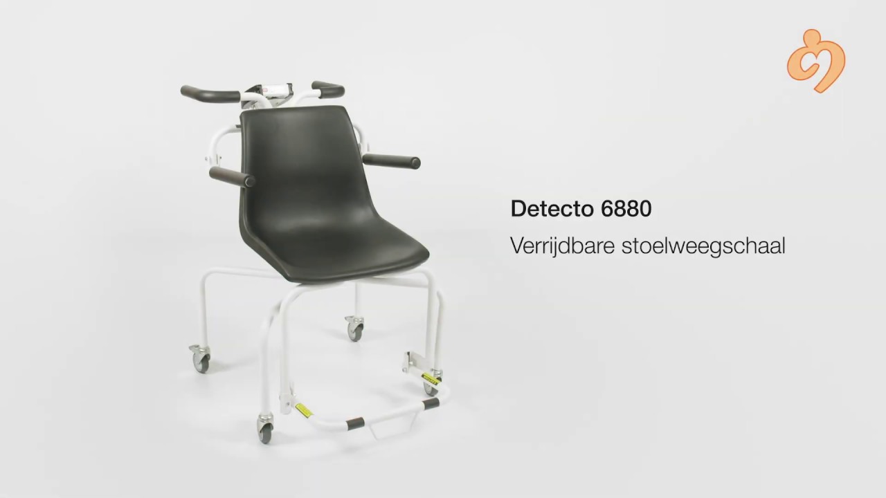 Detecto 6880 stoelweegschaal - YouTube