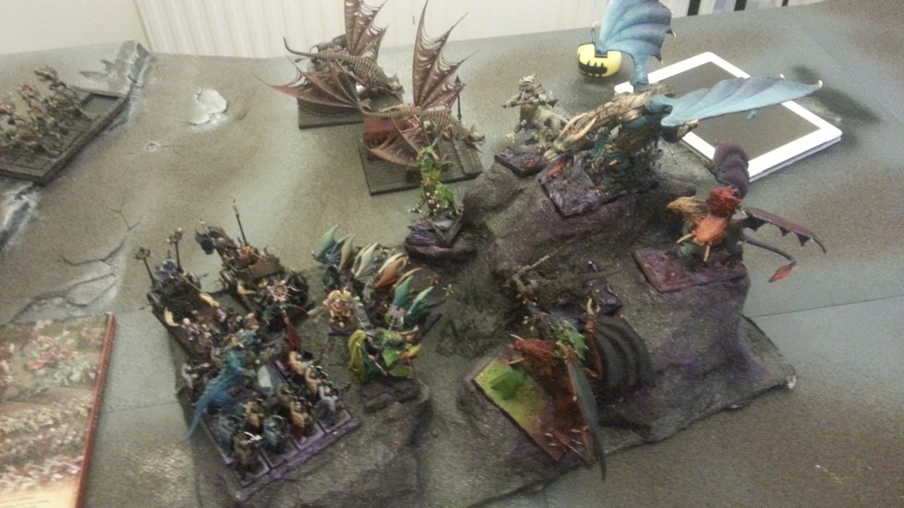 Warhammer Fantasy 2500 points Vampire Counts vs Dragon Host Warriors of ...