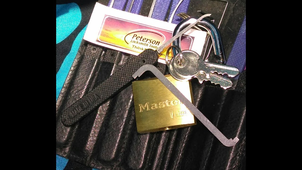 Lock Picking Master V Line Series Padlock 40mm - YouTube