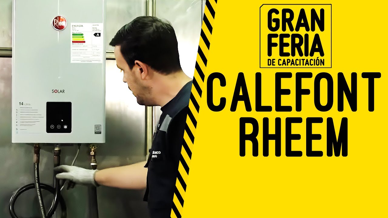 Tips de instalación calefont tiro forzado I Rheem - YouTube