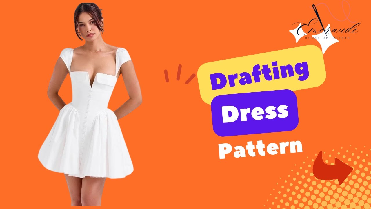 Corset Dress Pattern Tutorial Mini Dress Pattern, beginner pattern ...